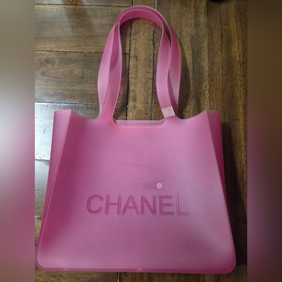 CHANEL | Bags | Chanel Pink Pvc Jelly Tote Bag | Poshmark